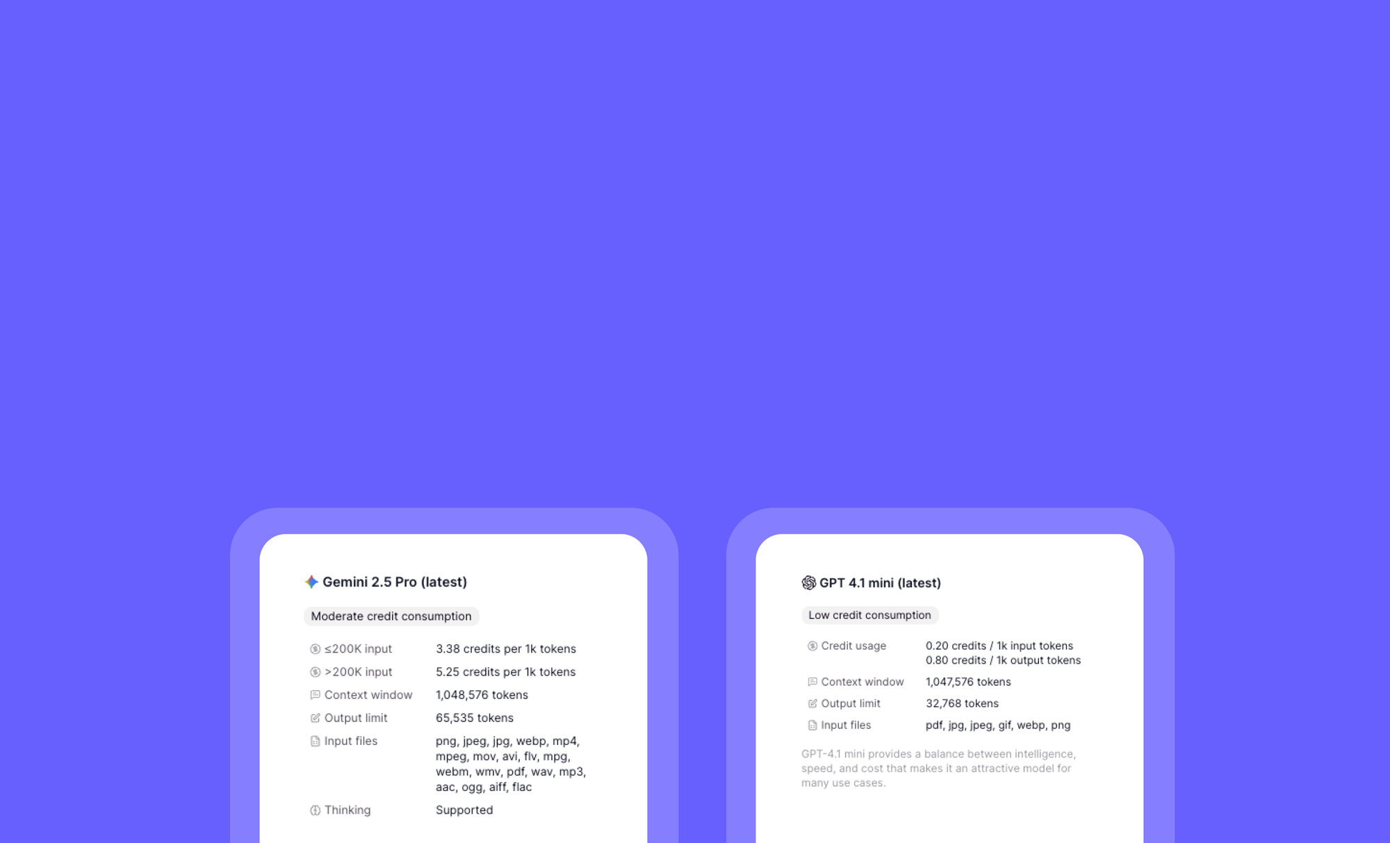 Optimize LLM costs with split credit pricing - Changelog - Relevance AI